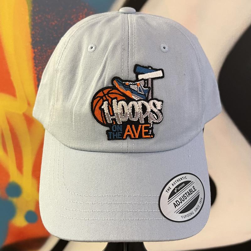 Hoops On The Ave. Blue Strapback Hat – Deadstock OC