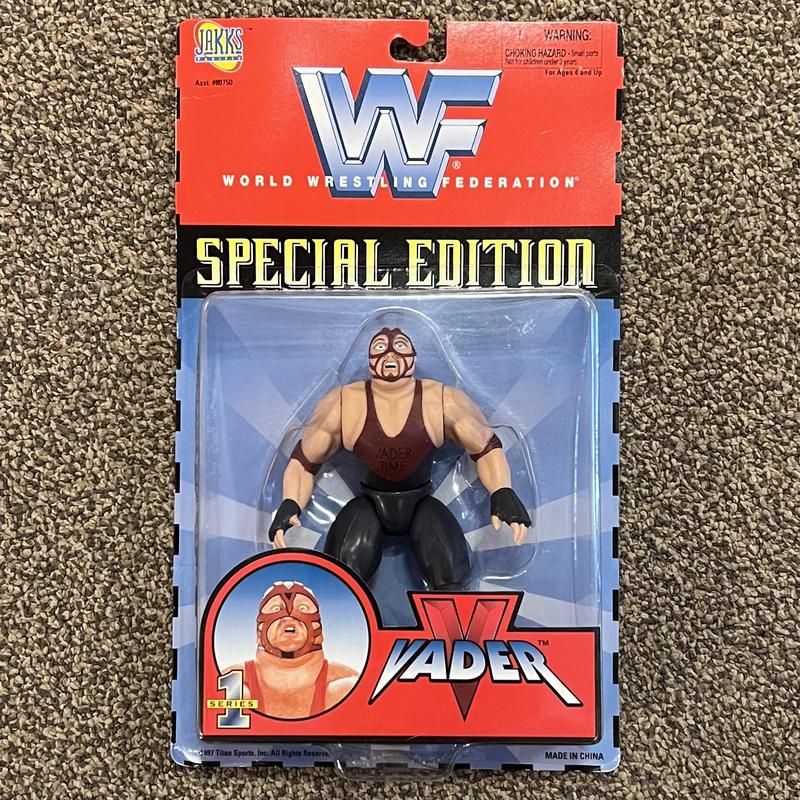 Vintage 1997 Jakks Pacific WWF Special Edition Vader Action Figure ...